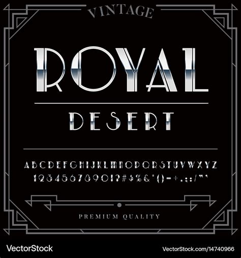 font tmp royalty free vector image vectorstock