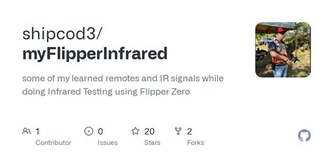 GitHub Shipcod MyFlipperInfrared Some Of My Learned Remotes And IR Signals While Doing