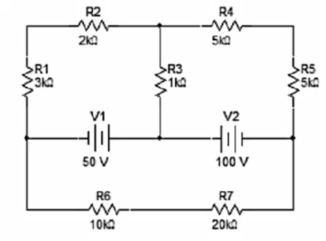 Solve The Next Circuit Using Mesh And Nodal Analysis