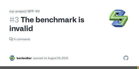 The Benchmark Is Invalid Issue Xrp Project BPF KV GitHub