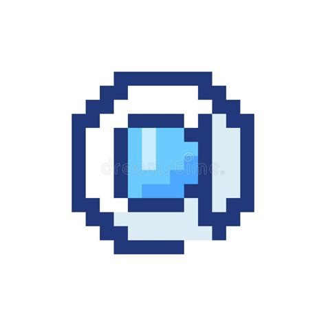 At Sign Pixelated Rgb Color Ui Icon Stock Vector Illustration Of Icon