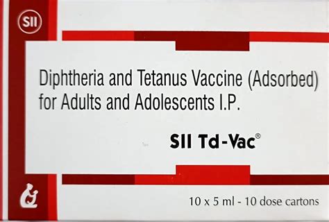 Diphtheria And Tetanus Vaccine 5 Ml In 10 Vial At ₹ 174piece In Surat