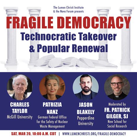 Fragile Democracy Technocratic Takeover And Popular Renewal — Nova Forum