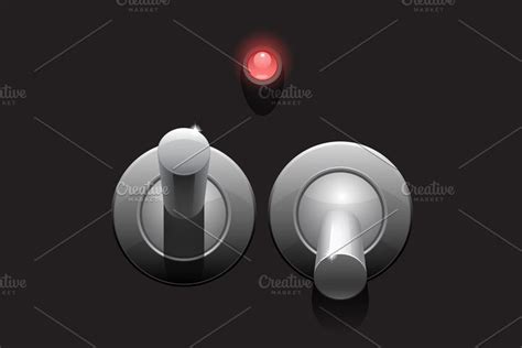 Cool Realistic Toggle Switch Grey Toggle Switch Toggle Realistic