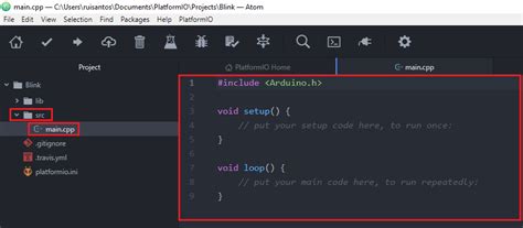 Programming Esp32 With Atom Text Editor And Platformio Ide Random