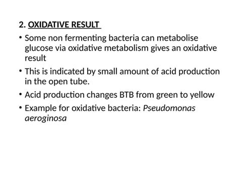 Nitrate Reductase Test And Oxidation Fermentation Testpptx