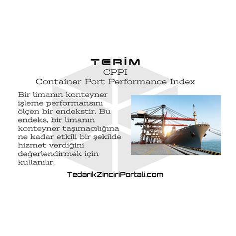 Cppi Container Port Performance Index Konteyner Limanı Performans