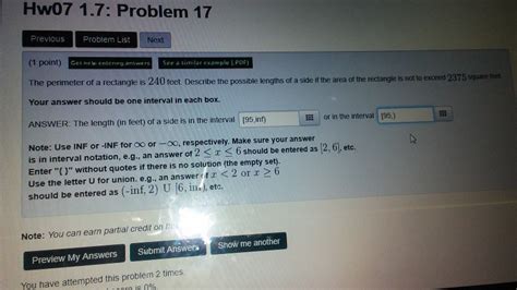 Solved Hw07 1 7 Problem 17 Previous Problem List Next 1