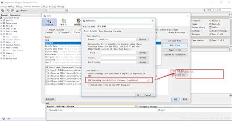 ireport中添加字体jar和设置pdf格式 unigb ucs2 h是啥字体 csdn博客