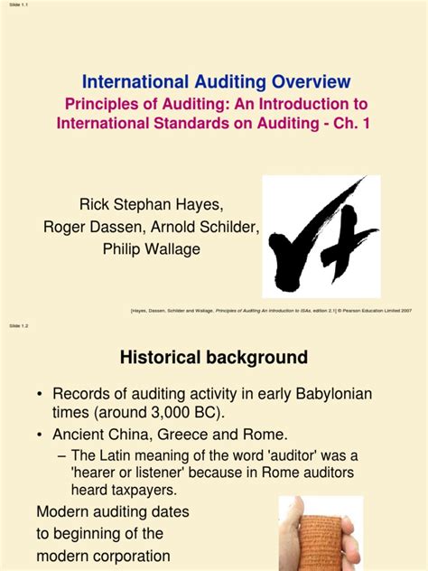 Pdf International Auditing Overview Dokumen Tips
