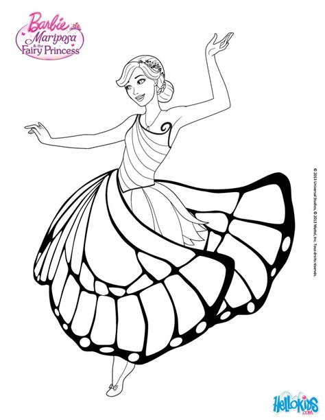 Barbie And The 12 Dancing Princesses Coloring Pages 2025