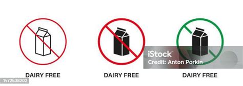 유제품 무료 실루엣과 라인 아이콘 세트 유제품 정지 신호 건강 식품 만 젖소 우유 유당 금지 기호입니다 무료 유제품 다이어트