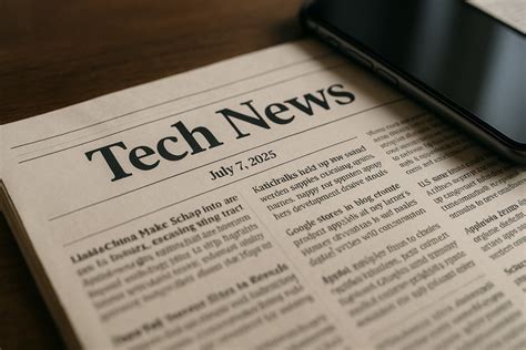 Tech News Deep Dive July 7 2025 Updated 2025 July 7th 0000 Cet
