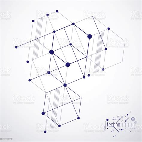 공학 기술 벡터 벽지 육각형 원형 및 라인으로 만든 현대 기하학적 구성 서식 파일 및 레이아웃으로 사용할 수 있습니다 추상적인