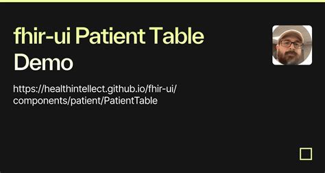Fhir Ui Examples Codesandbox