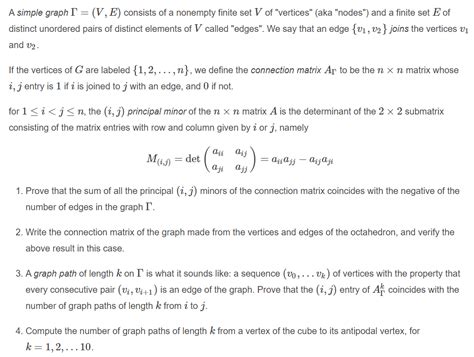 Solved A Simple Graph Consists Of A Nonempty Finite Set V