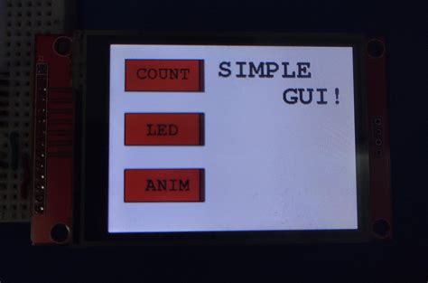 How To Make Gui Using Microcontroller And Tft Lcd 8 Steps Instructables