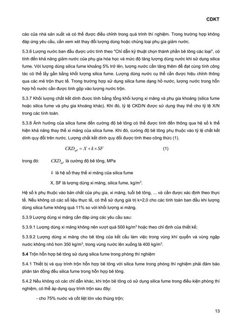 Hướng Dẫn Sử Muội Silic Silicafume Trong Bê Tông Pdf