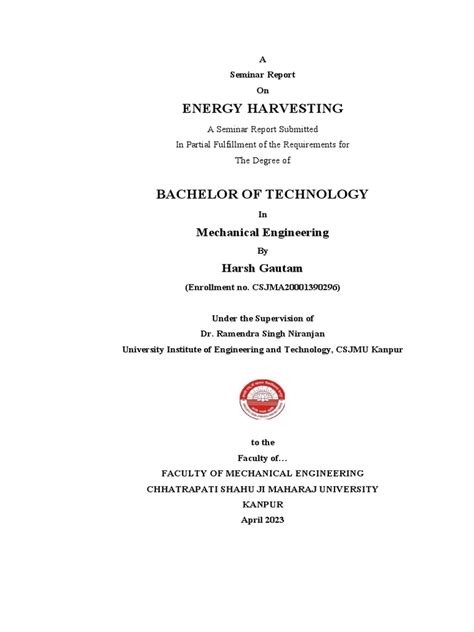 Energy Harvesting Seminar File Project Pdf