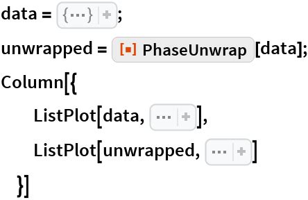 PhaseUnwrap Wolfram Function Repository