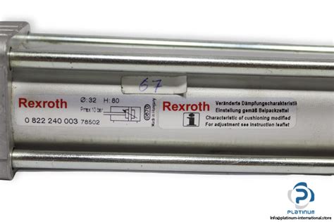 Rexroth 0 822 240 003 Iso 실린더 플래티넘 인터내셔널