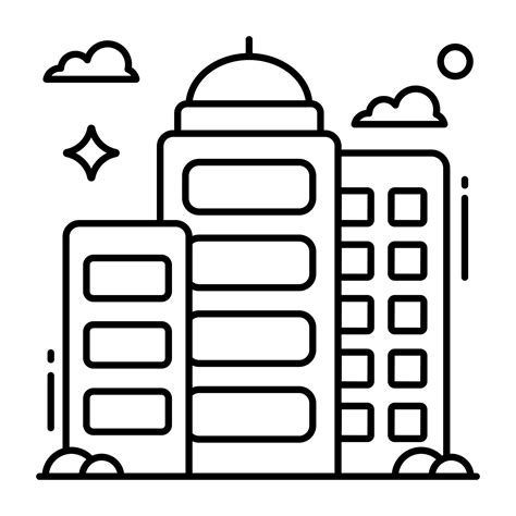 Modern Design Icon Of Commercial Building 36372667 Vector Art At Vecteezy