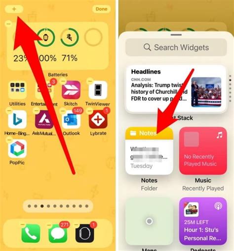 How To Add Notes Widget To Iphone Home Screen [ios 16 5 1]