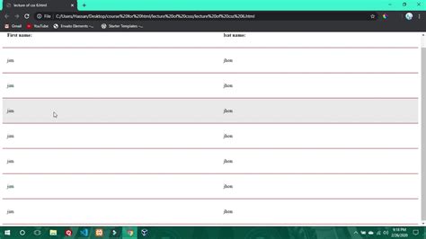 Lecture 6 Css Youtube