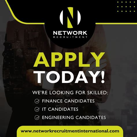 Networkrecruitment Talent Skilledproffesionals Leaders Executives It Engineeing Finance