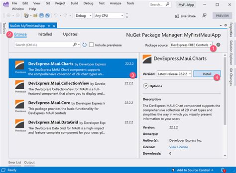 Create Your First App With Devexpress Mobile Ui For Net Maui Visual
