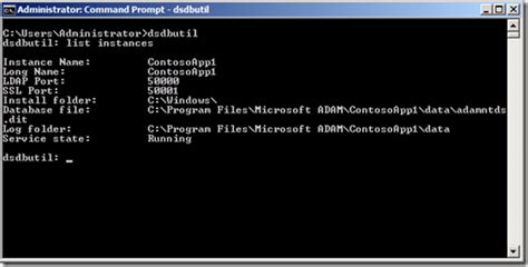 How To List All The Ad Lds Instances On A Server