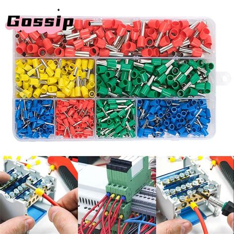 Gossip Cable End Crimps Ferrule Box Set Assorted Size Wire Ferrules