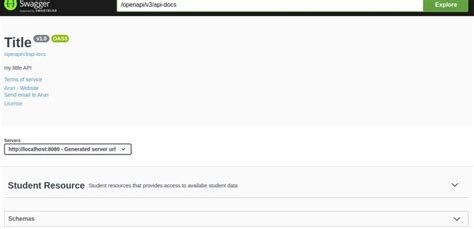 Spring Boot OpenAPI Example ASB Notebook