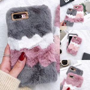Soft Warm Plush Fluffy Phone Case Cover Comfy Faux Fur For Samsung Iphone Models Ebay