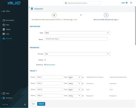 HUE User Interface Overview ADH Arenadata Docs