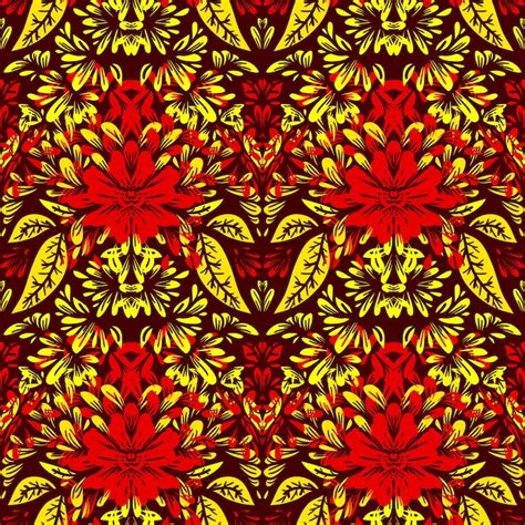 Premium Vector Seamless Vector Vintage Pattern