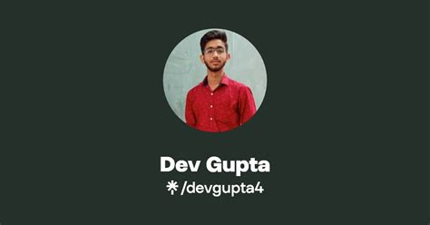 Dev Gupta Twitter Instagram Linktree