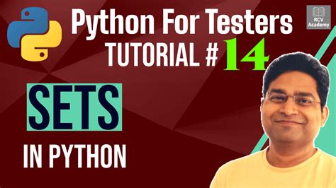 Python For Testers 14 Sets In Python Python Beginners Tutorial