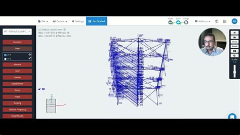 Simple Structure Non Linear Static Analysis 1 Youtube
