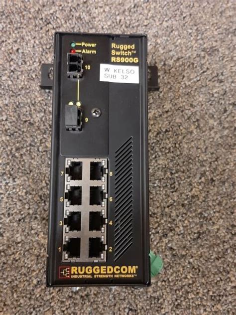 Ruggedcom Rs900g Industrial Strength 8 Port Ruggedswitch Rs900g 48 P 2lc10 Ebay Ruggedcom Rs900g Industrial Strength 8 Port Ruggedswitch Rs900g 48 P 2lc10 Ebay