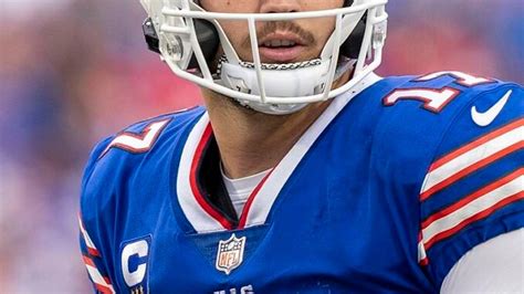 Josh Allen Hurdles Leaping Jumping Over Defender Trip Sportsjone