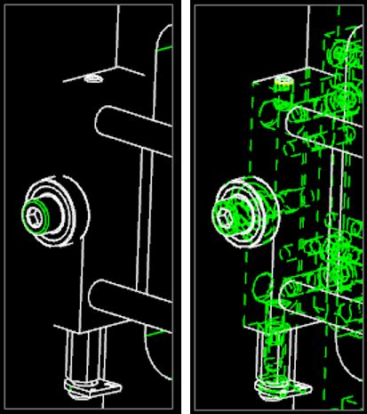 Visible Edges Are Not Shown On A View Since They Are Rendered As Hidden Line