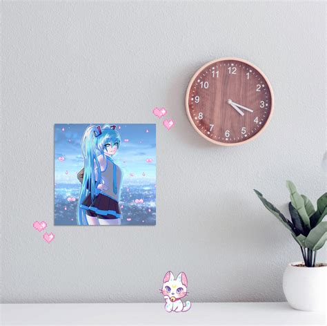 Hatsune Miku Print Miku Print Kawaii Anime Print Vocaloid Etsy