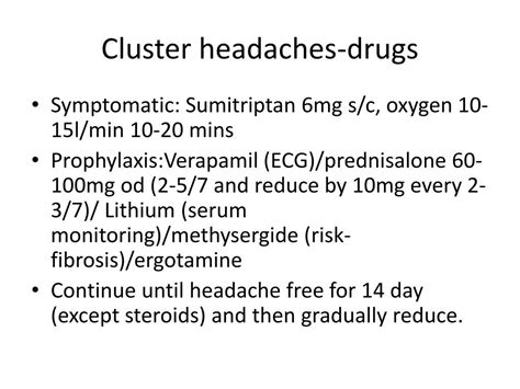 Ppt Diagnosis And Management Of Primary Headaches Bash Guidelines Powerpoint Presentation Id