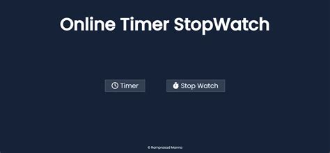 GitHub Ramprasadmanna Online Timer StopWatch Online Timer StopWatch