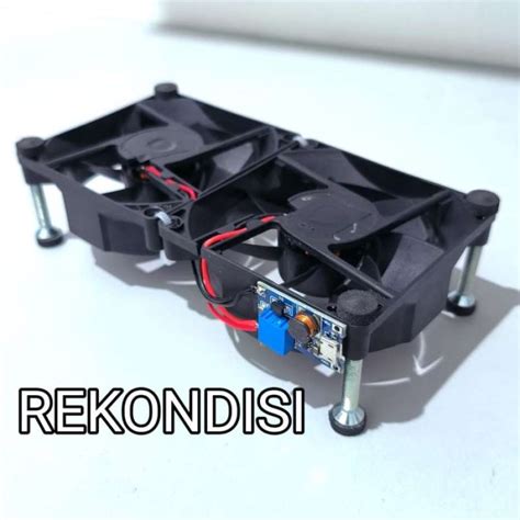 Jual Kipas Usb Pendingin Modem Wifi Router Cooler Double Fan 8cm 6000rpm Df162 Rekondisi Di