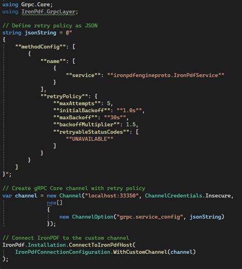 Public Fixing Grpc Connection Errors With Ironpdf In Azure Containers