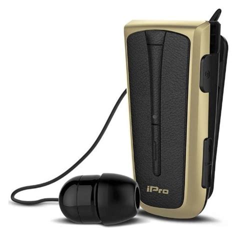 Handsfree Ipro Rh219s Bluetooth Black Gold