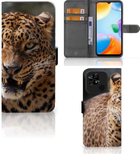 Telefoonhoesje Xiaomi Redmi C Book Cover Cadeautjes Voor Jongens Luipaard Bol Com