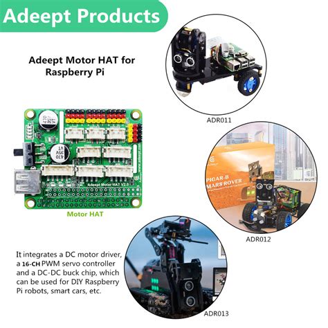 Motor Hat Pour Raspberry Pi Aytoo Distributeur Officiel Du Raspberry